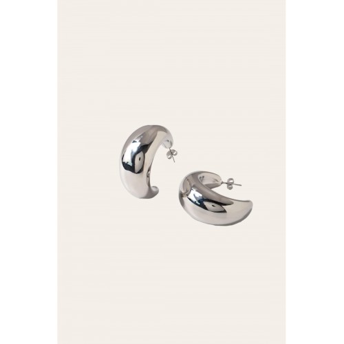 AMARA SILVER HOOPS